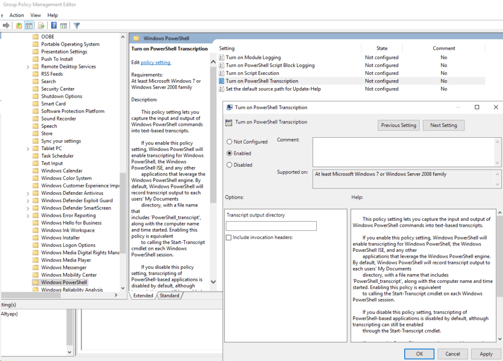 PowerShell Forensics – CyberWebEyeOs